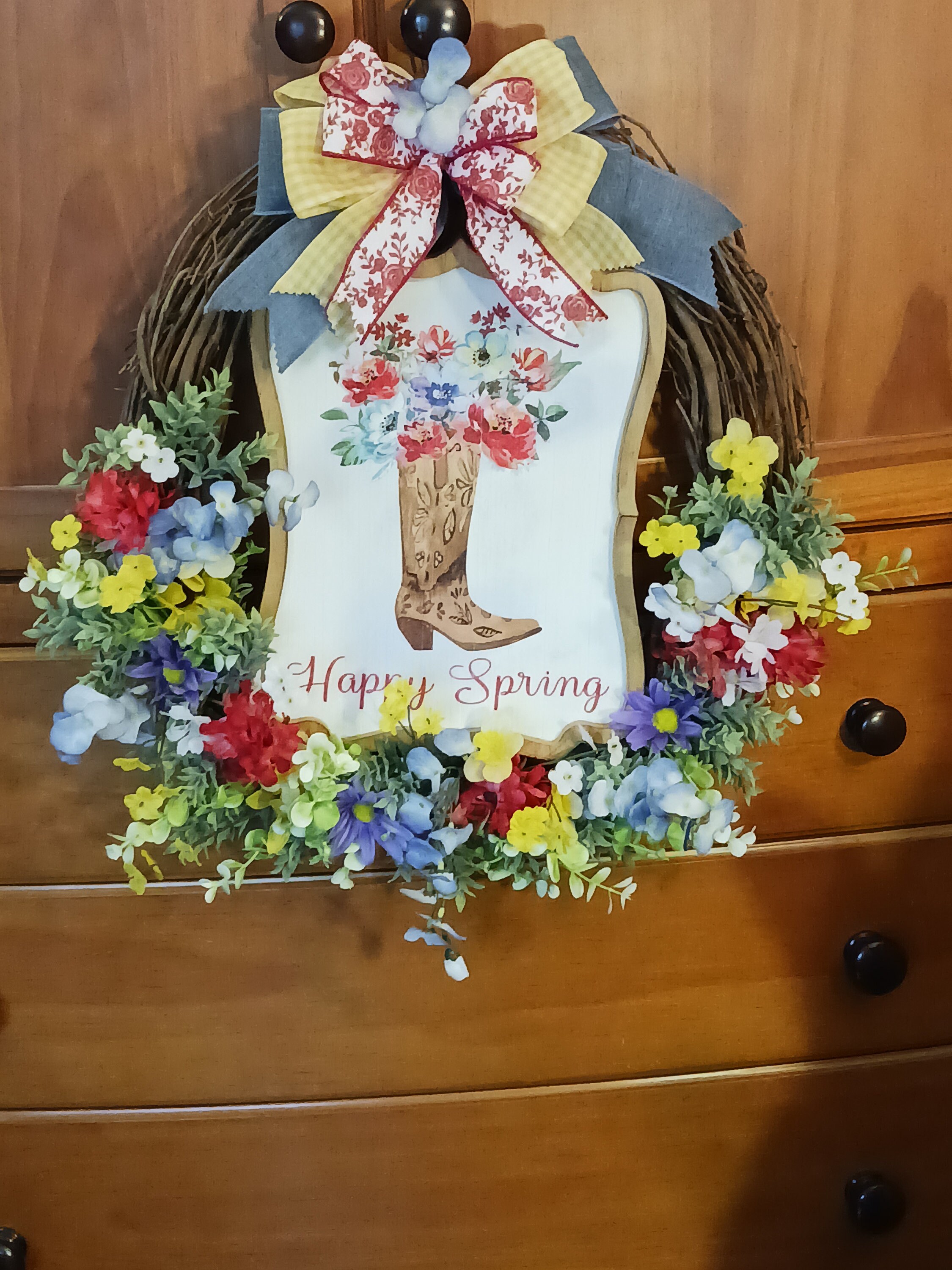 Cowboy Boots With Spring Flowers - Etsy