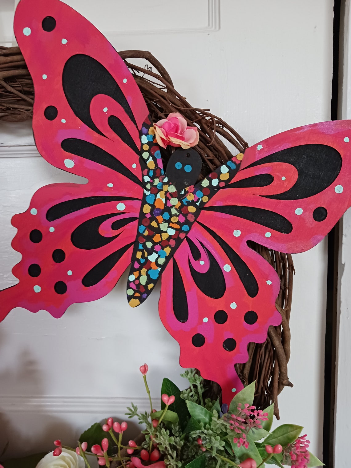 Dolly Butterfly Wreath/wall Decor - Etsy