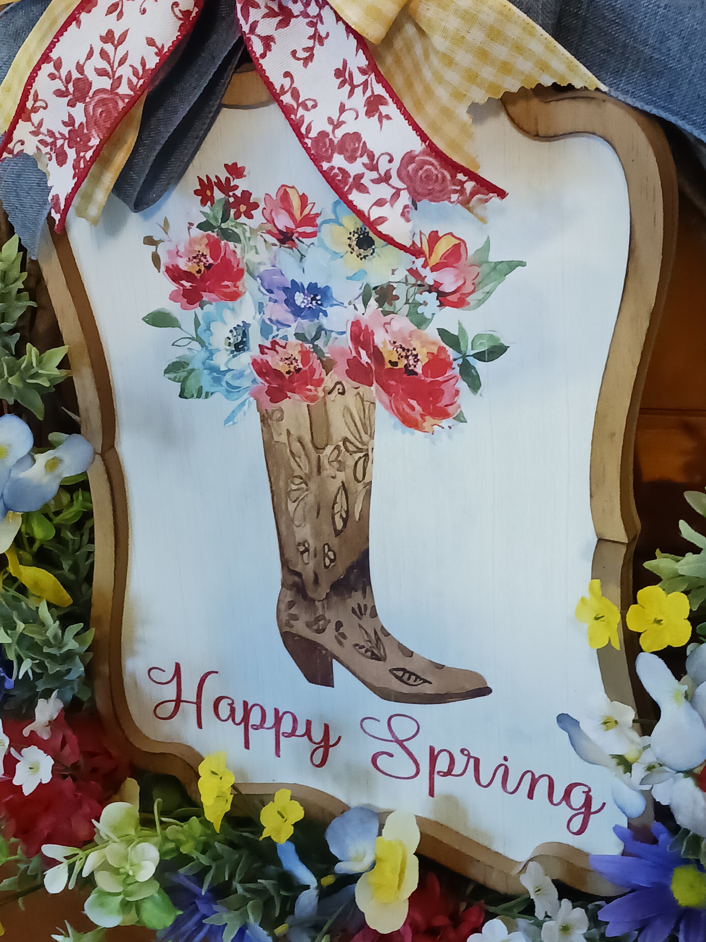 Cowboy Boots With Spring Flowers - Etsy