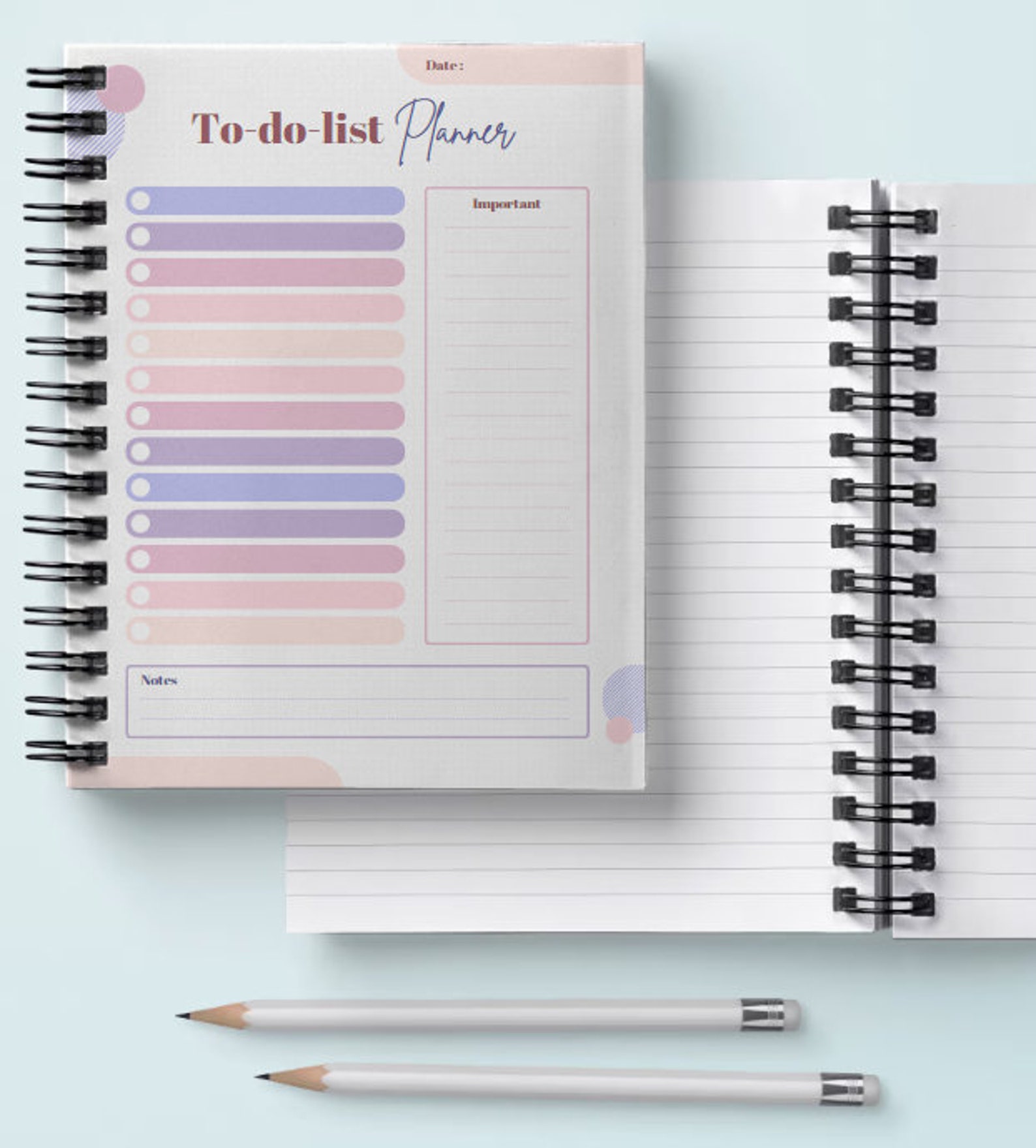 Pastel Minimalist To-do List Planner - Digital Download PDF for Stylish ...