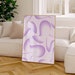 Lilac Wall Art, Preppy Stuff for Girls Room Decor, Light Purple Print ...