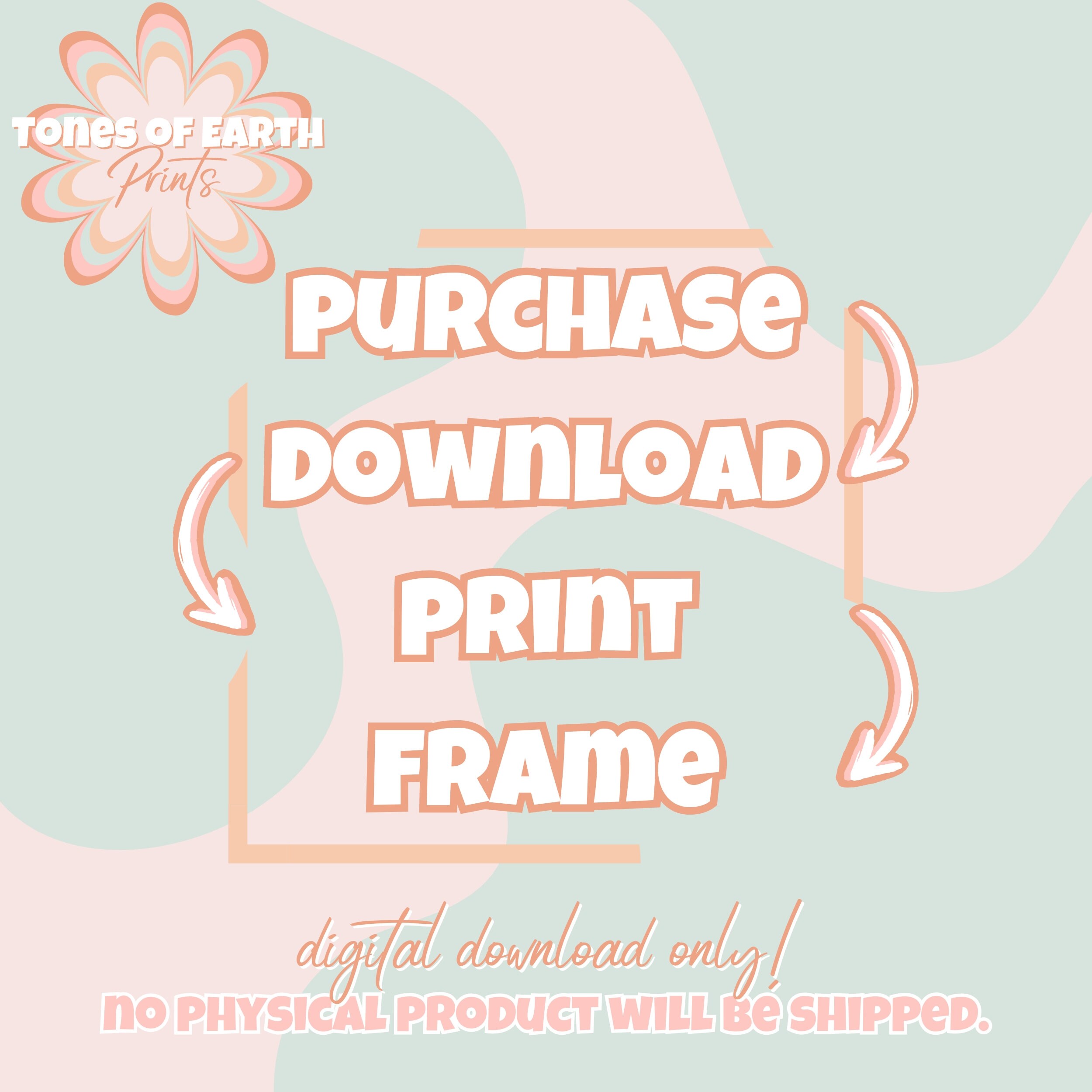 Navy Blue Wall Art, Mid Century Modern Decor Living Room, Geometric ...