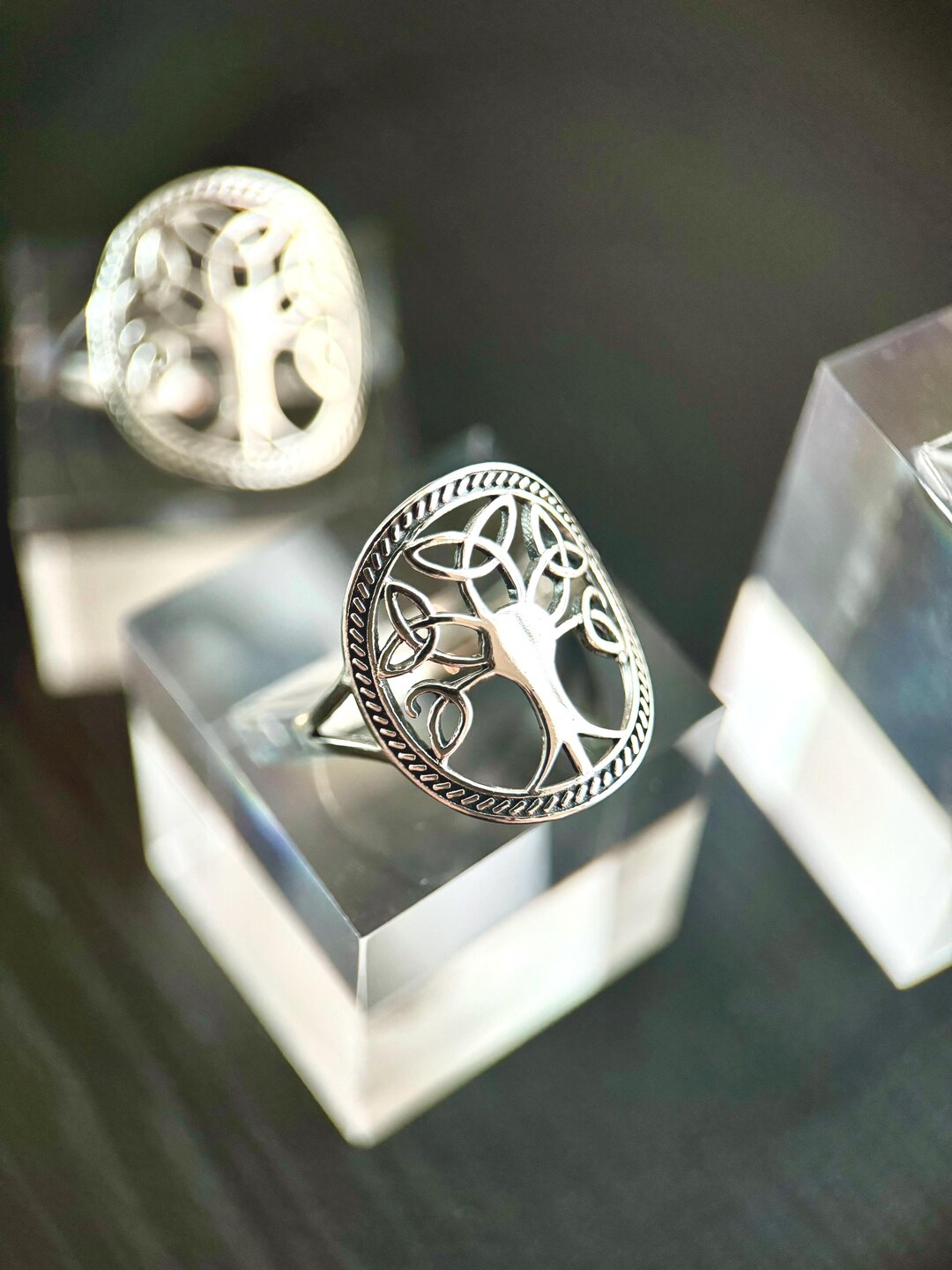 Sterling Silver Tree of Life Ring, Silver Celtic Tree of Life Ring ...