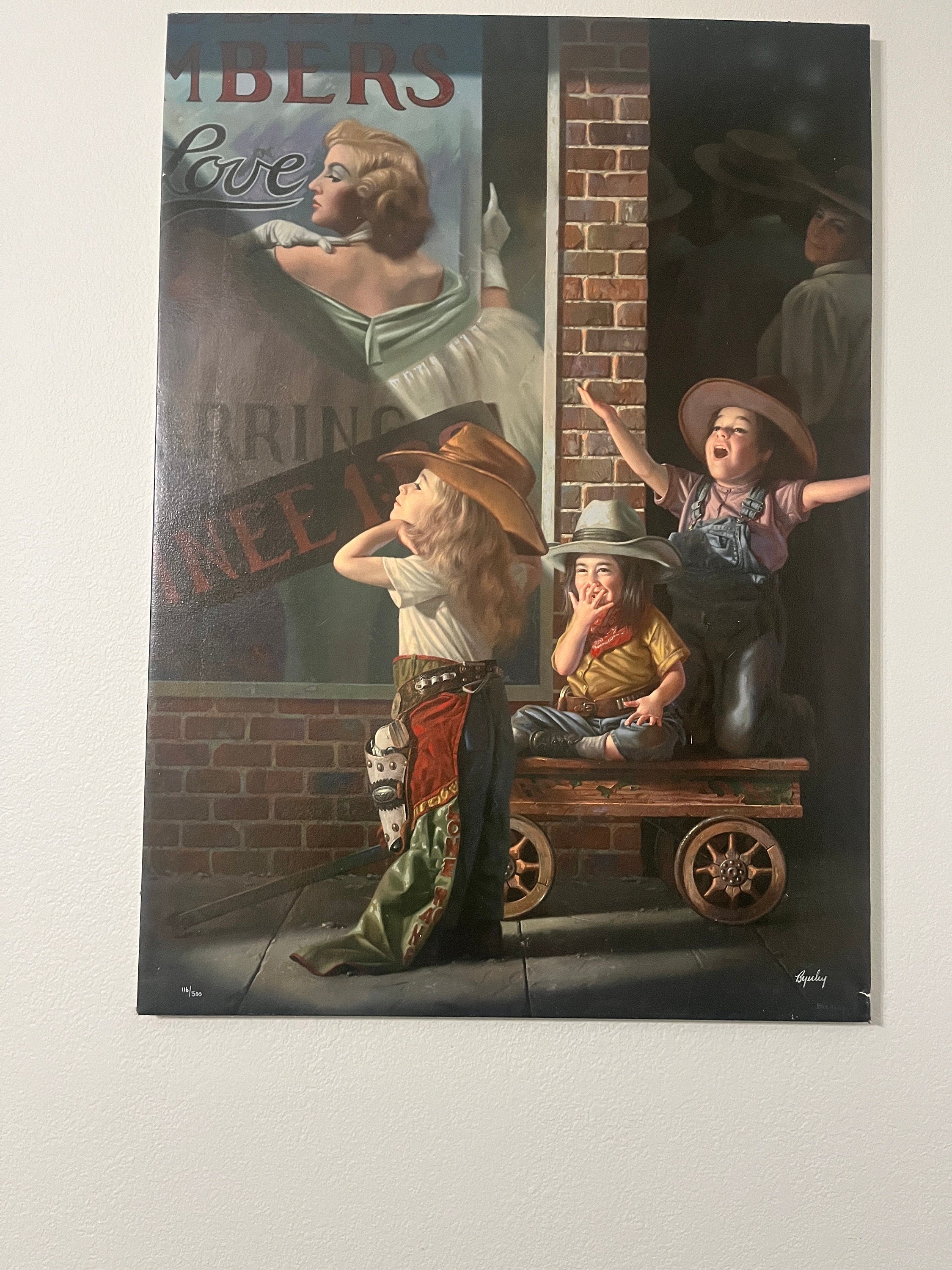 Bob Byerley Matinee Canvas Artist Proof 116/500 Hand Signed - Etsy