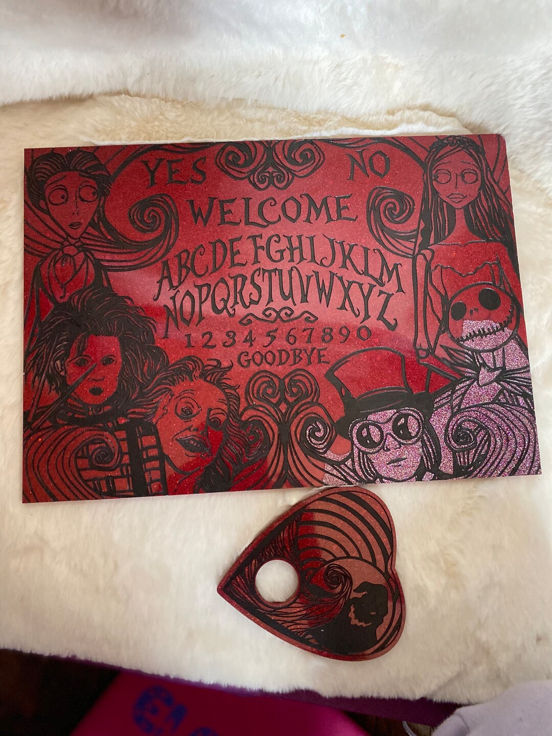 Tim Burton Inspired Ouija Board - Etsy