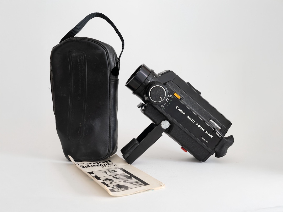 TESTED and WORKING Vintage Canon Auto Zoom 318M Black Super 8 Film ...