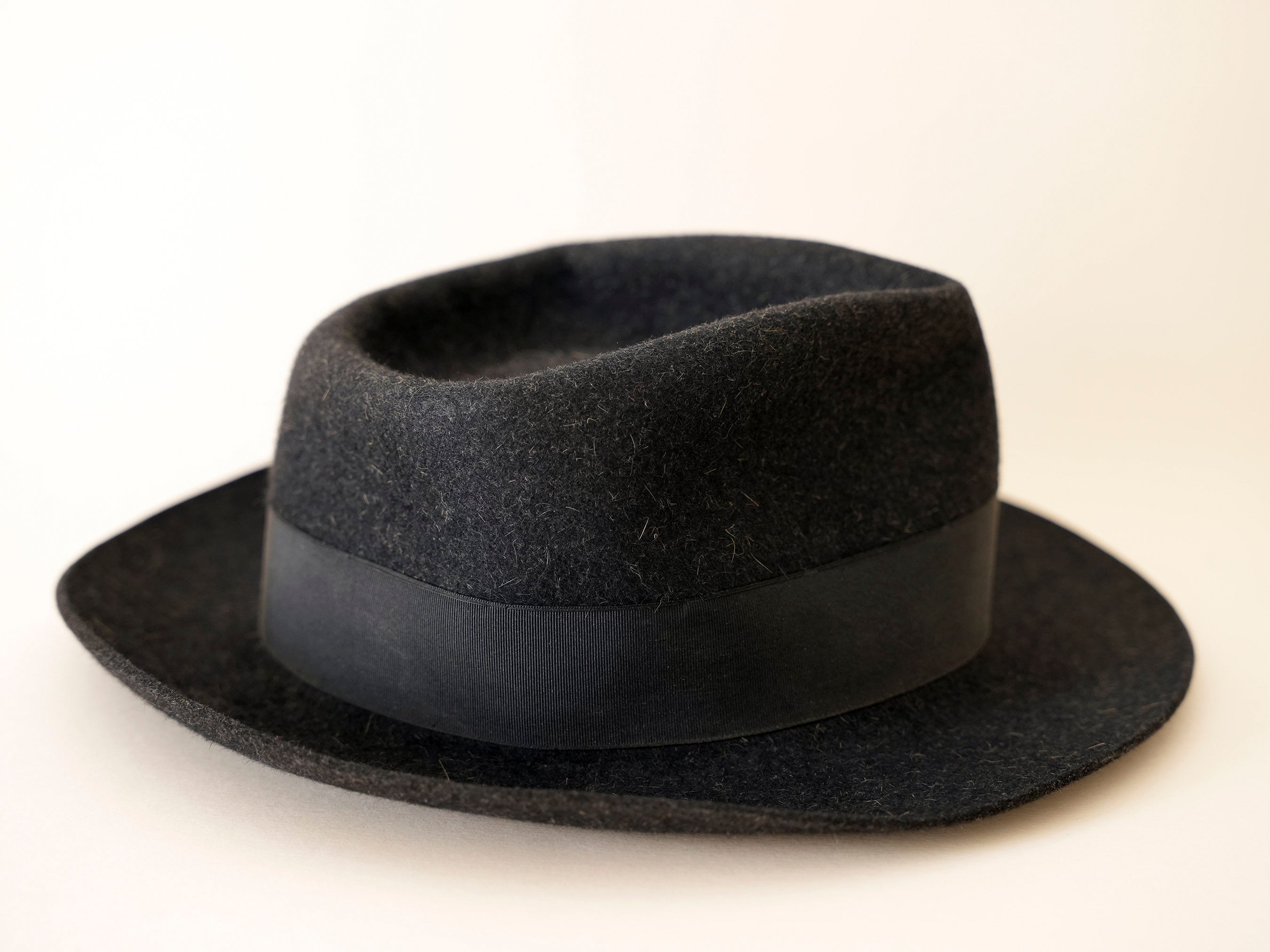 Vintage Classic Mens Italian Sicilian Fur Felt Fedora Hat, Italian Hat ...