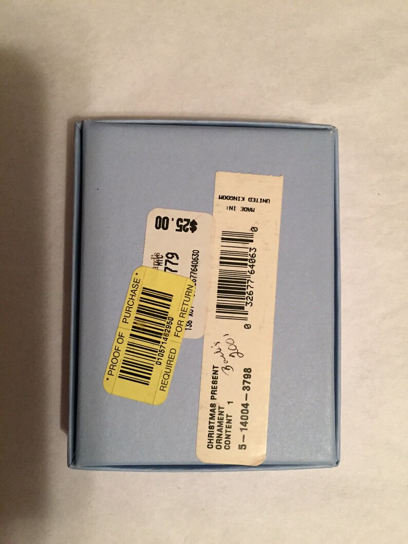 Vintage 2002 WEDGWOOD Jasper Santa Christmas Present Ornament FREE ...