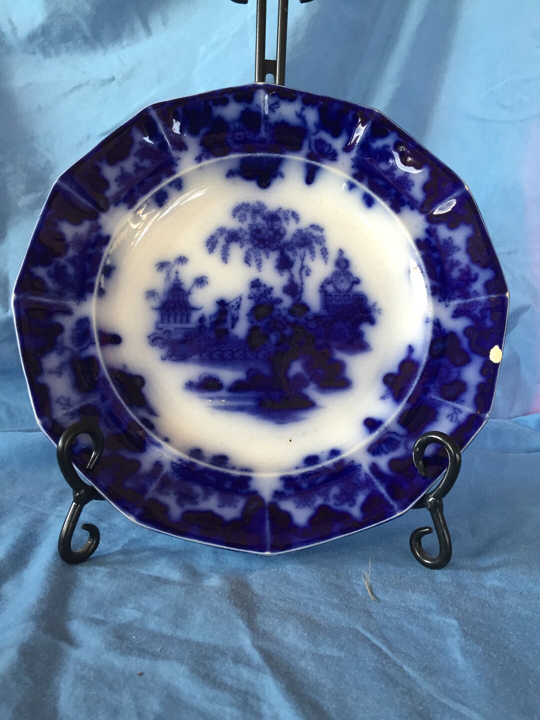 Scinde Pattern by J & G Alcock: Antique Ironstone Transferware Flow ...