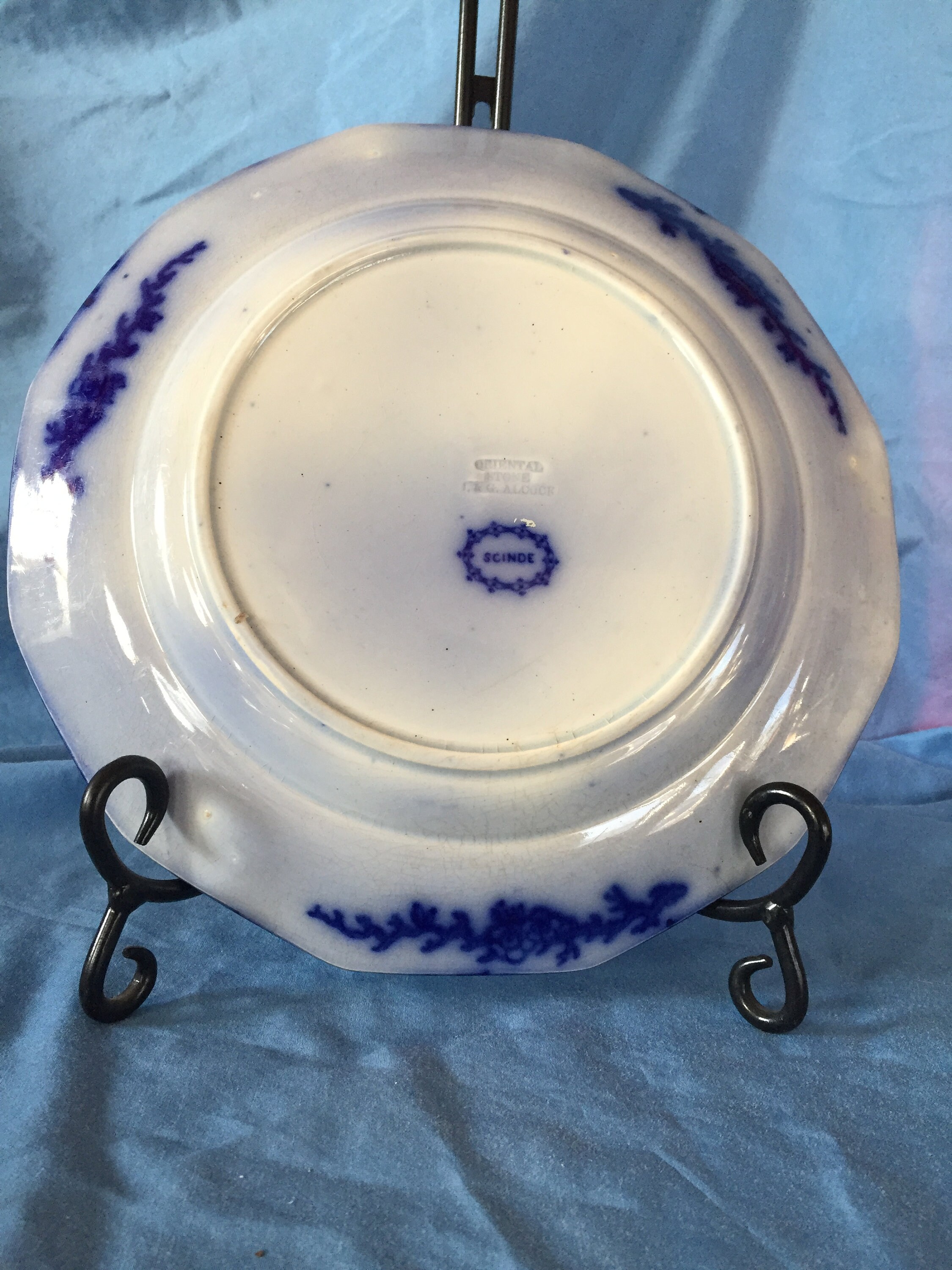 Scinde Pattern by J & G Alcock: Antique Ironstone Transferware Flow ...