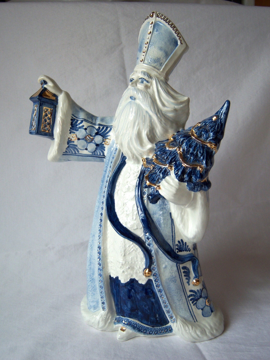 Vintage DELFT Signed Handpainted Christmas Sinterklaas - Etsy
