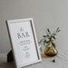 Wedding Bar Sign, Editable and Printable - Etsy