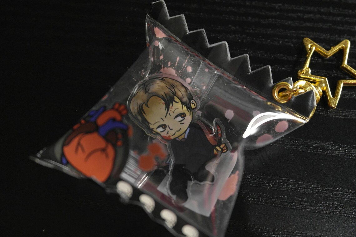 Hannibal HANNIBITES Candy Bag Acrylic Charm Keychain - Etsy