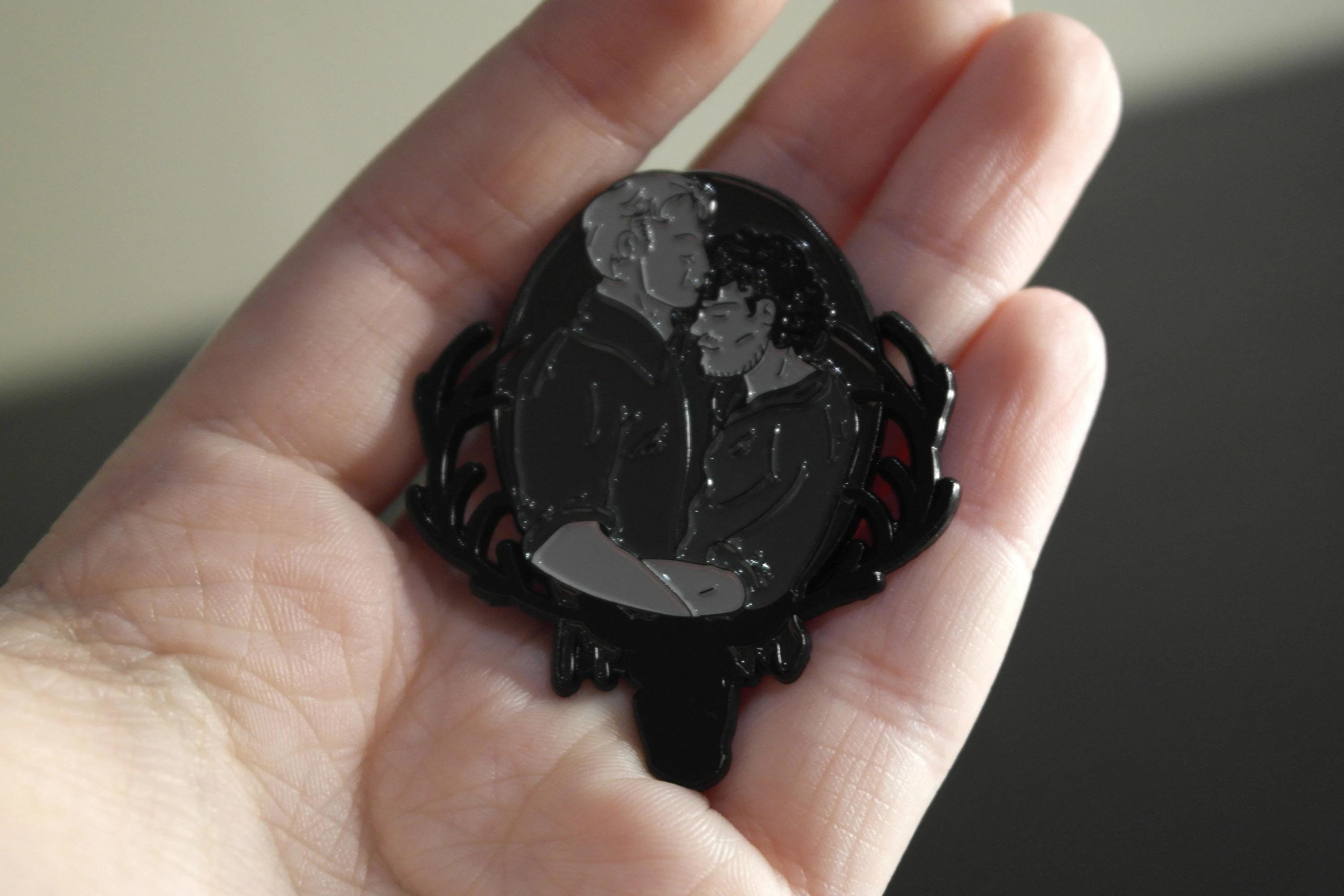 HANNIBAL Hannigram | Hannibal Fanart| Enamel Pin| 2 Inch Metal Pin - Etsy