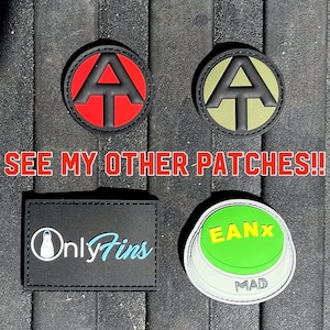 2-pack: Gi Joe Adventure Team, OD (army) Green + Red PVC Morale Patches ...