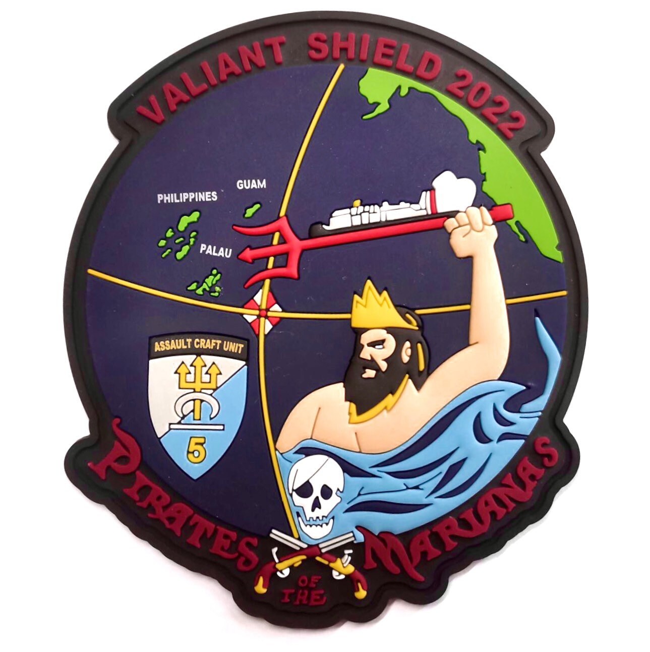 Navy Valiant Shield 2022 Morale Patch PVC 4 Inch LCAC - Etsy