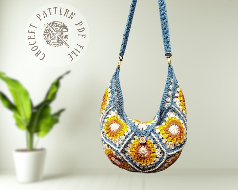 Molly Boho Bag Crochet Pattern PDF Pattern Boho Crochet Bag - Etsy