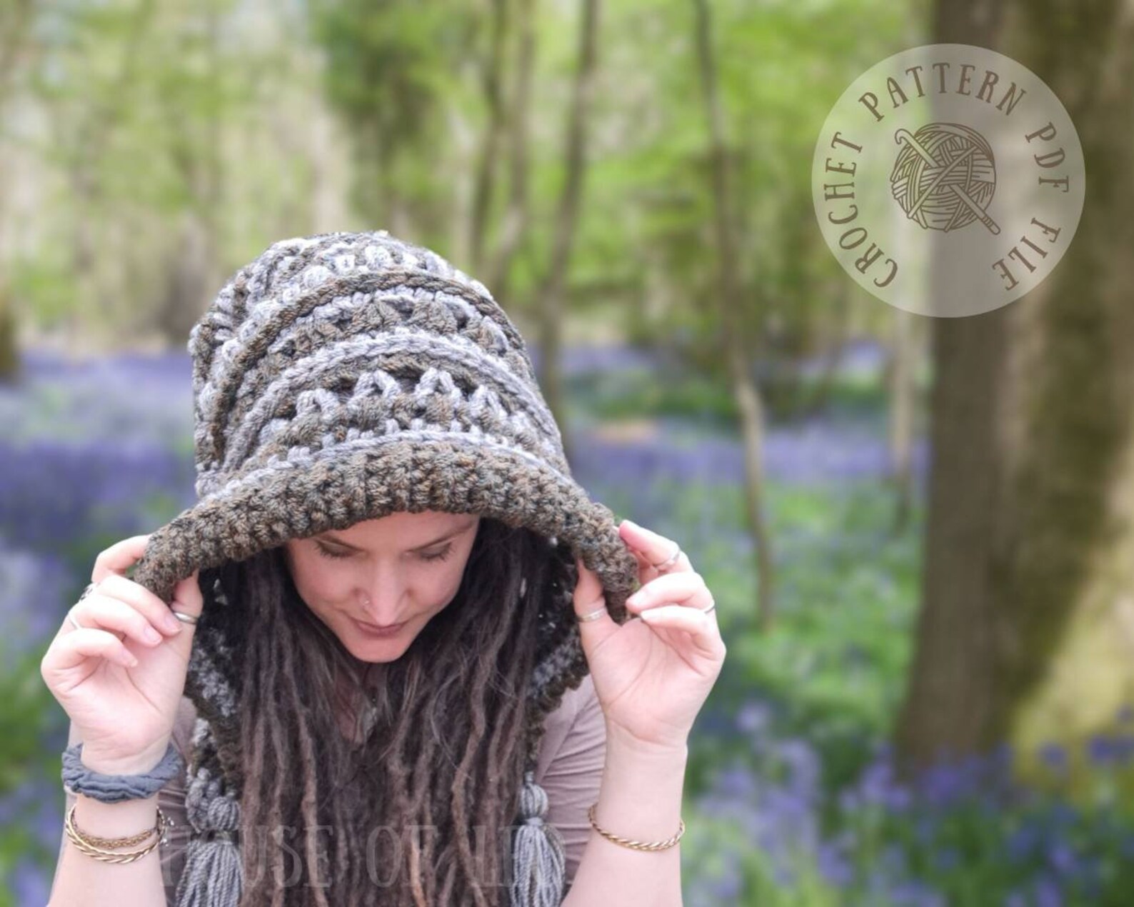 Elwyn Hood Crochet Pattern Pixiecore Hood Crochet Hat - Etsy