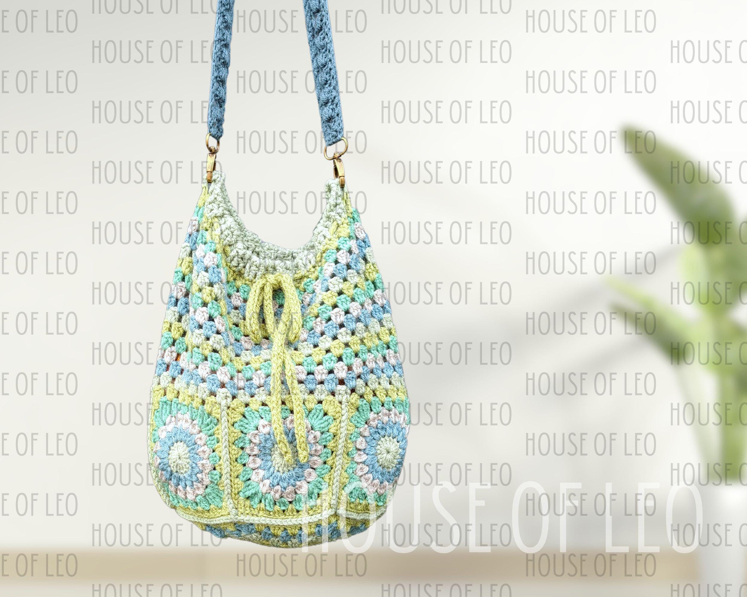 Polly Bucket Bag Crochet Pattern, PDF Pattern, Boho Crochet Bag, Granny ...