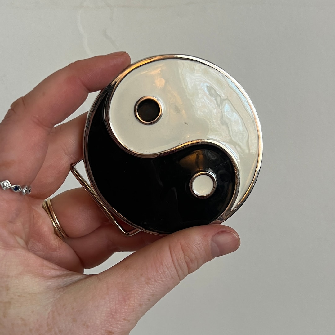 Vintage Y2k/90's Ying Yang Belt Buckle Unique Y2K Gifts - Etsy