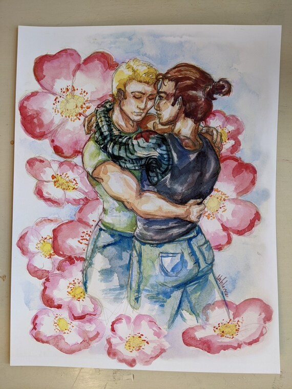 Steve Rogers Bucky Barnes Hug