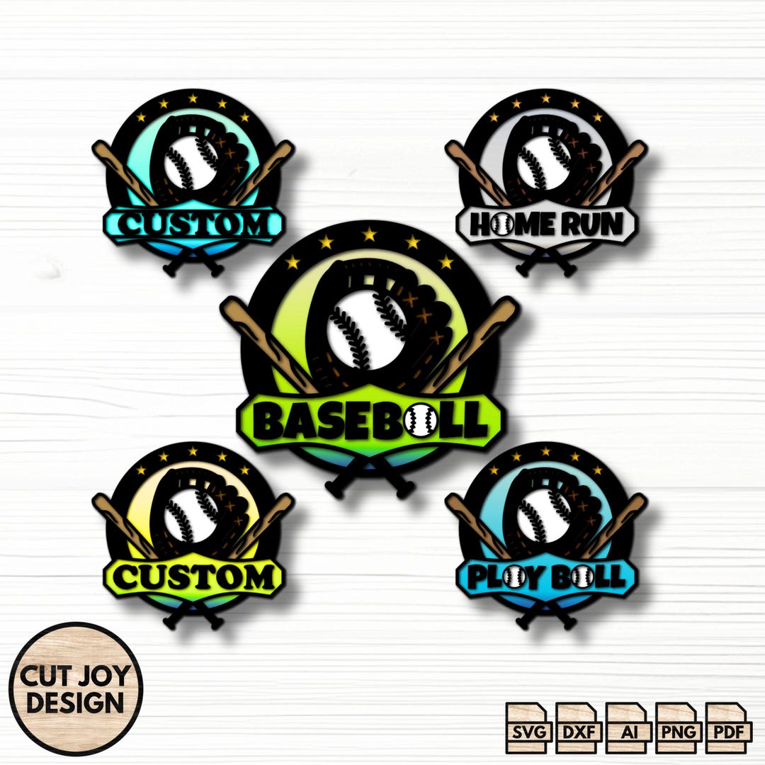 Custom Baseball Sign SVG – Sports Laser Cut File for Glowforge, Cricut ...