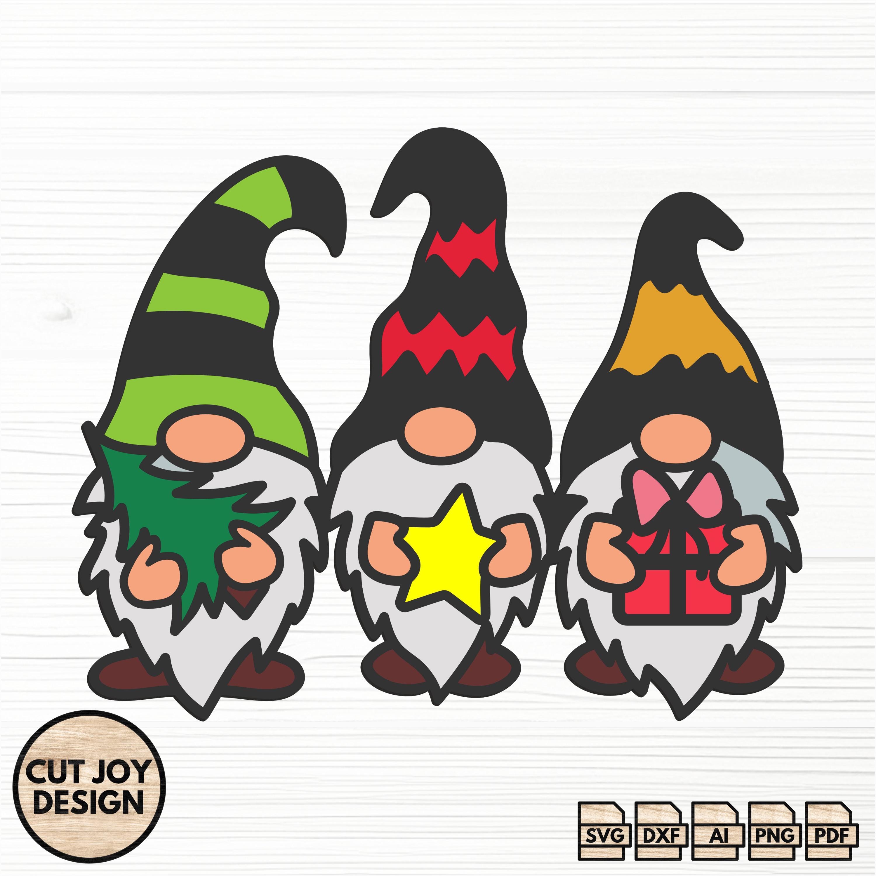 Christmas Gnome SVG Bundle, Laser Cut Files (digital Download) - Etsy
