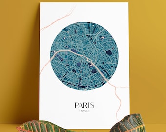 Printable Ljubljana Circle Map Minimalist Poster - Etsy