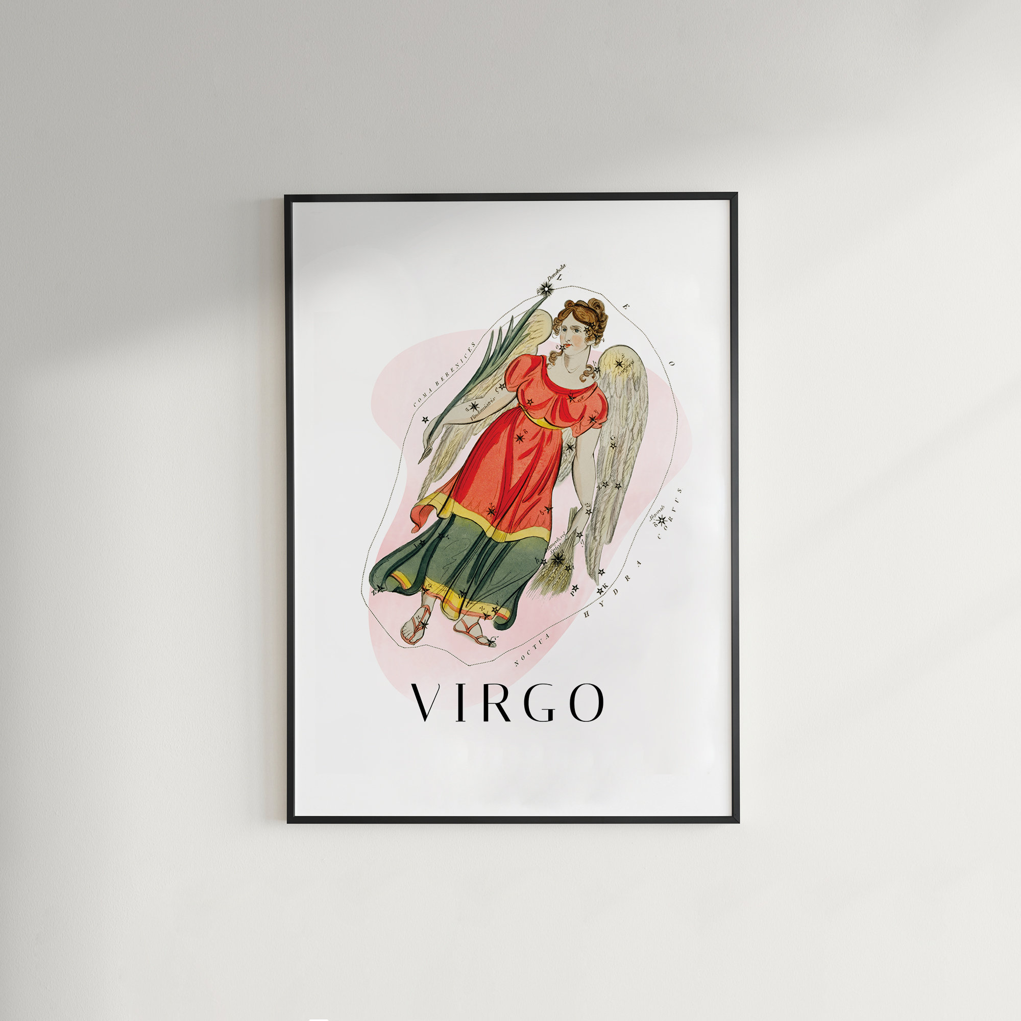 Printable Zodiac Virgo Minimalist Poster - Etsy