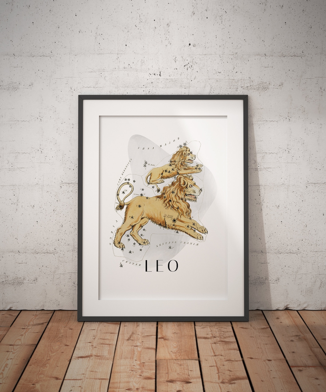 Printable Zodiac Leo Minimalist Poster - Etsy
