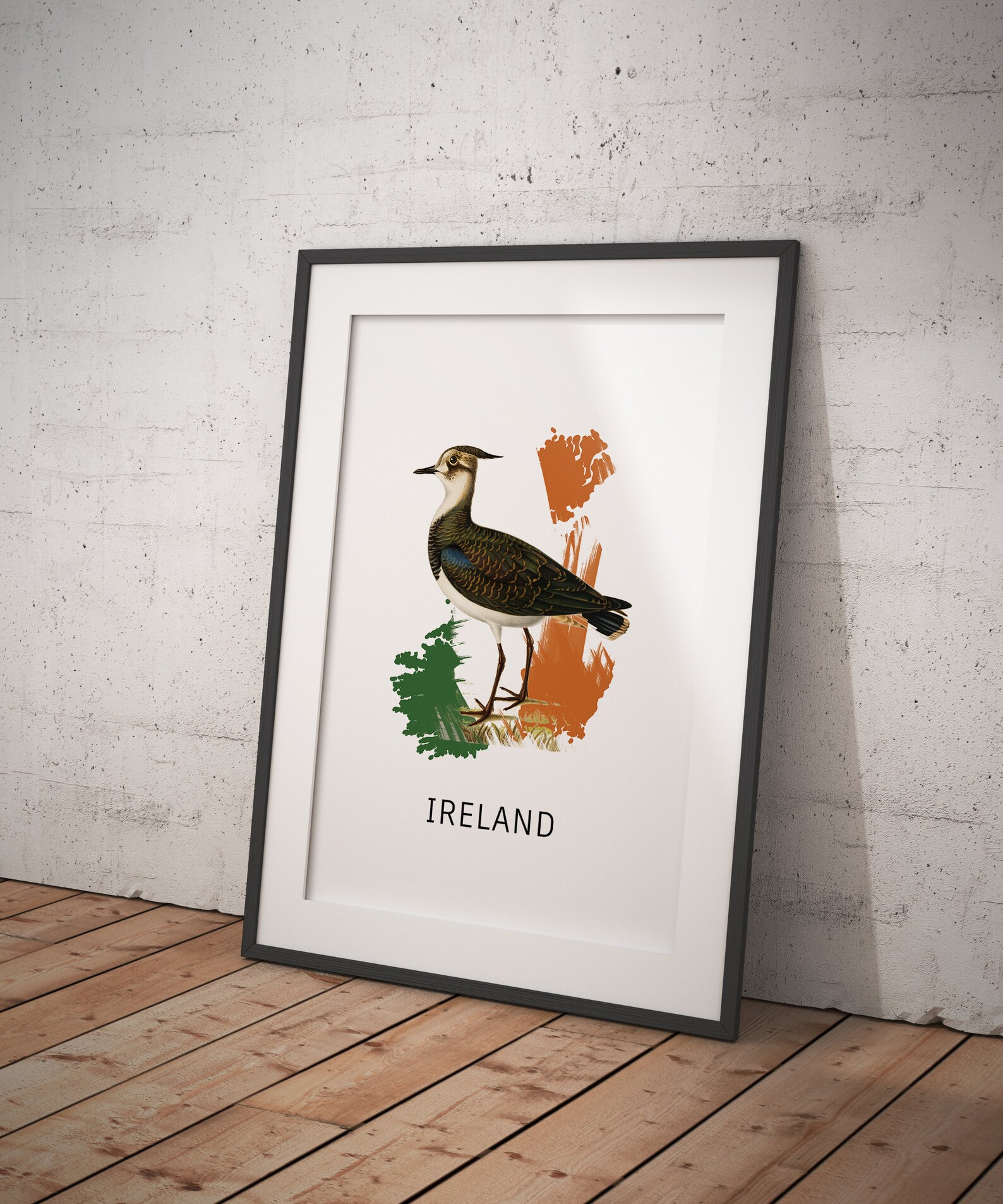 Lapwing Ireland - Birds of the World Minimalist Poster - Etsy