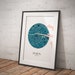 Printable Dublin Circle Map Minimalist Poster - Etsy