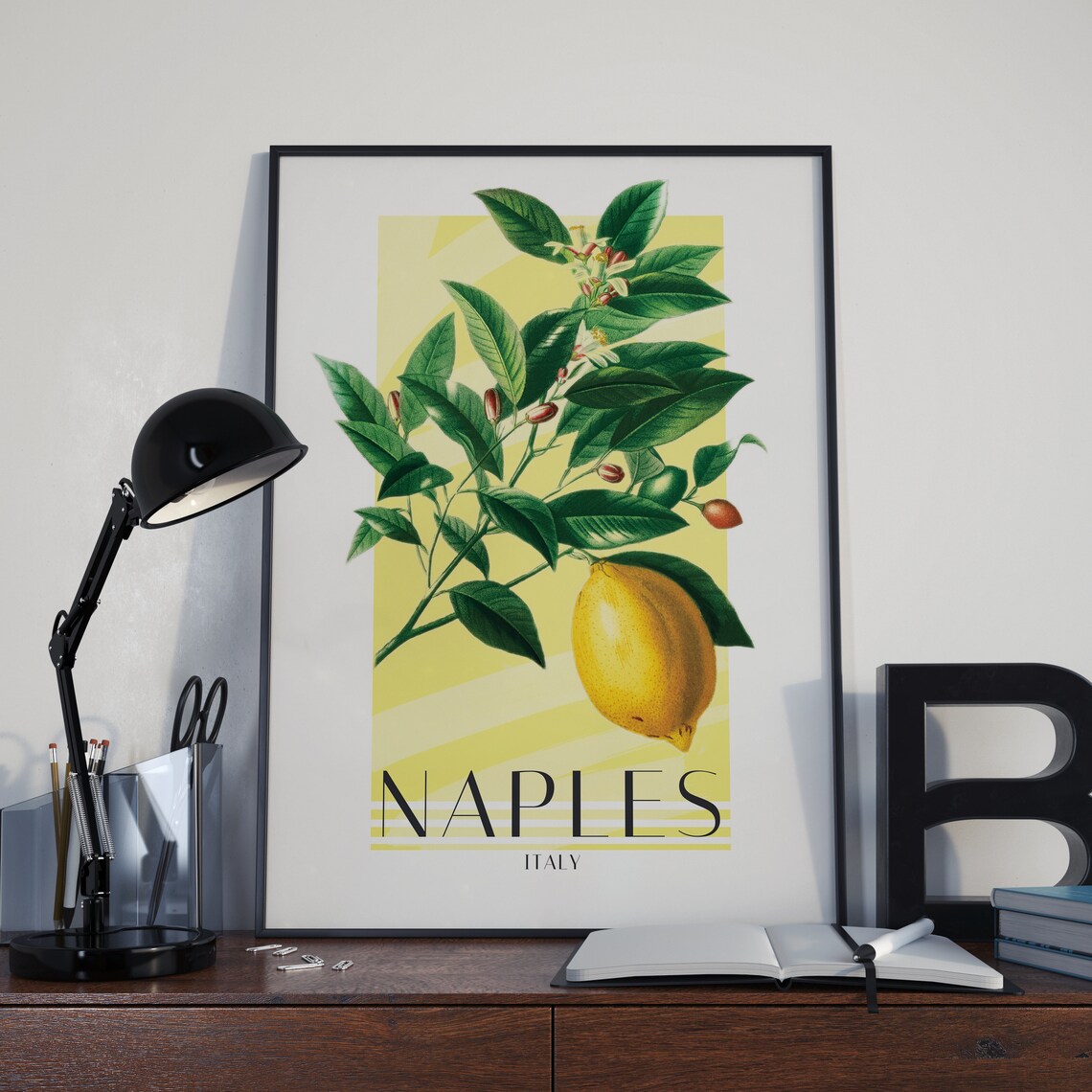 Printable Naples Lemon Fruits of the World Minimalist Poster - Etsy