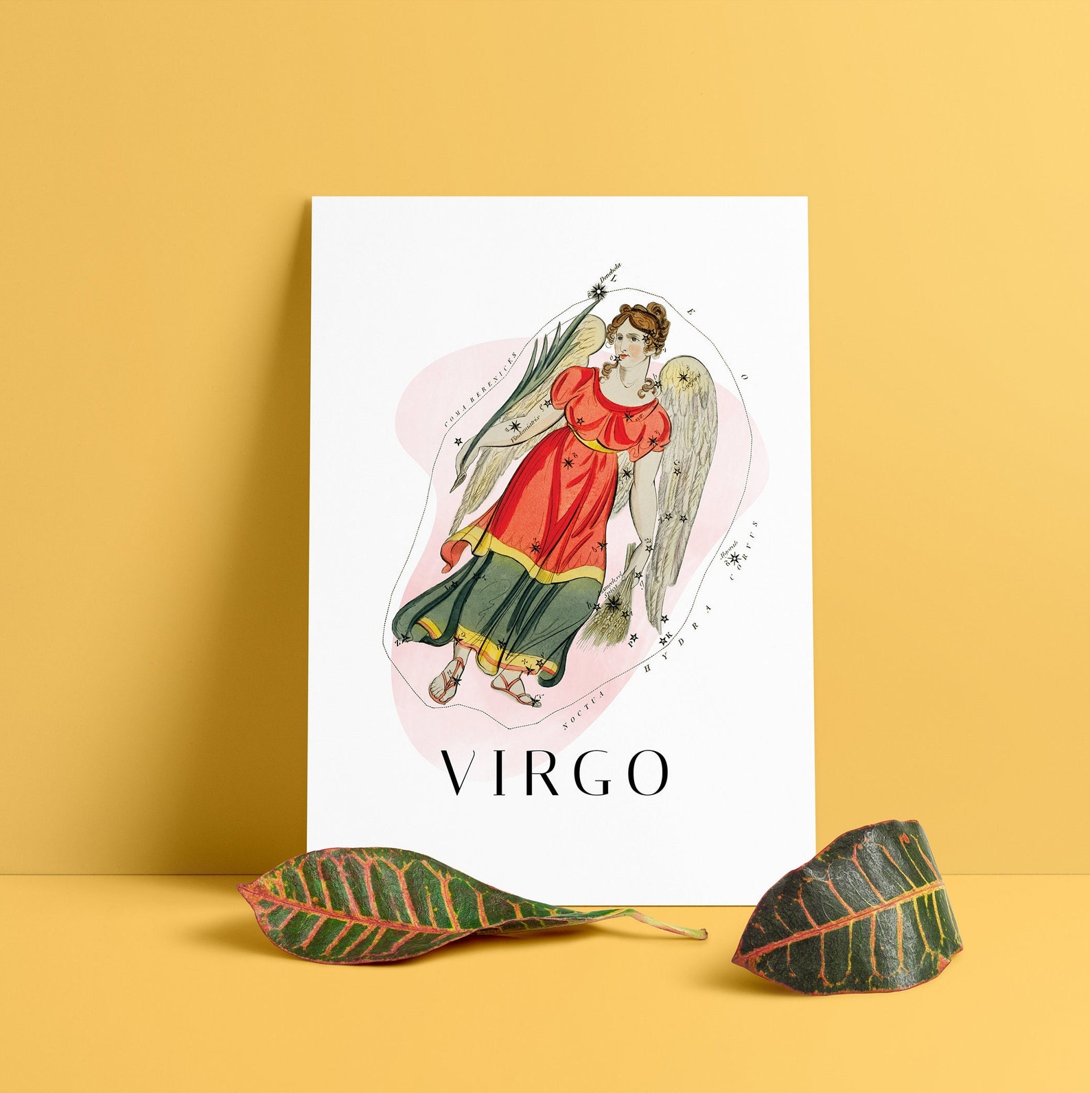 Printable Zodiac Virgo Minimalist Poster - Etsy