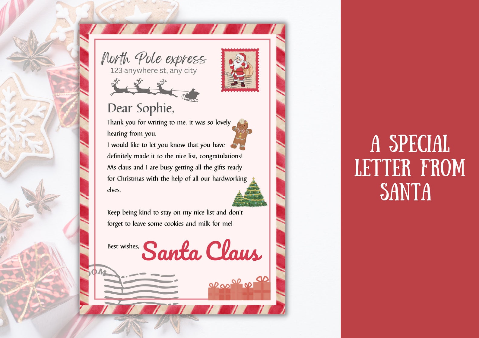 Santa Letter Bundle Letter From Santa Letter to Santa Nice List ...