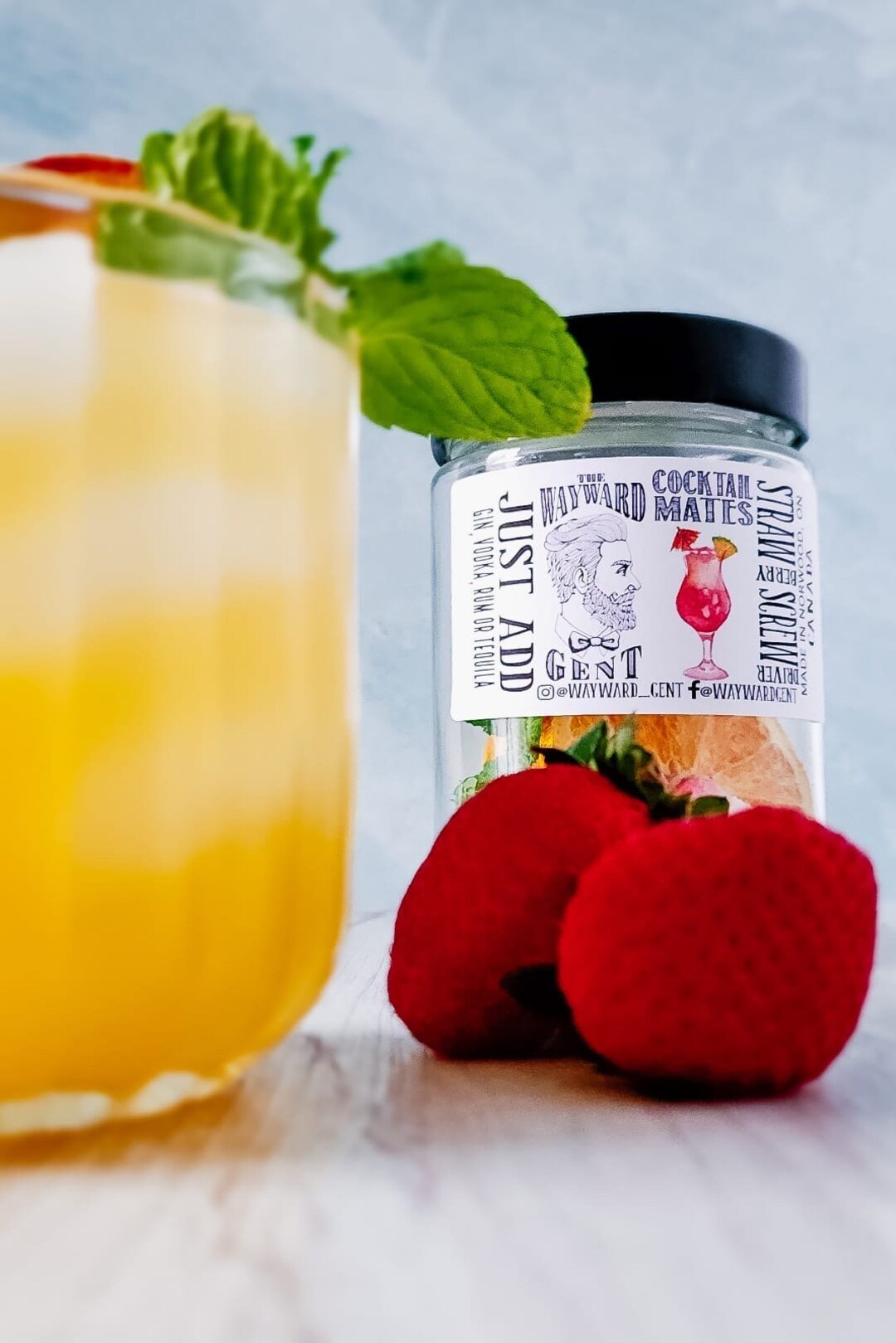 Strawberry Screwdriver Cocktail Mate - Etsy