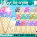 Ice Cream Cones Bundle | Sparkle Bundle | Digital Download| Commercial ...