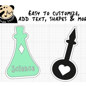 36 SVG Magic Potion Bottles, Witchcraft Spell Jars, Love Potion Bottles ...