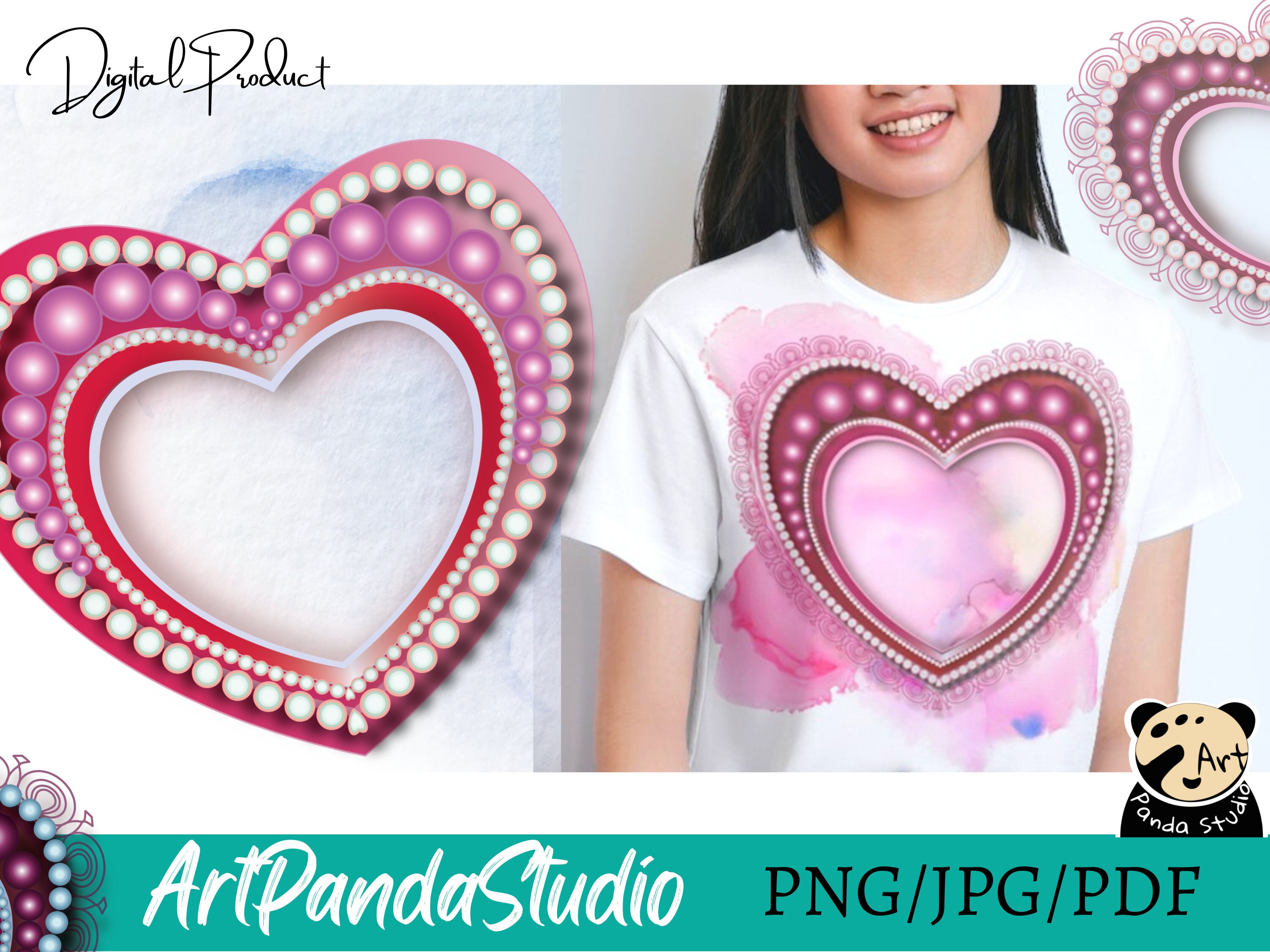 12 Love Heart Clipart PNG, Love Heart Instant Download, Heart Clipart ...