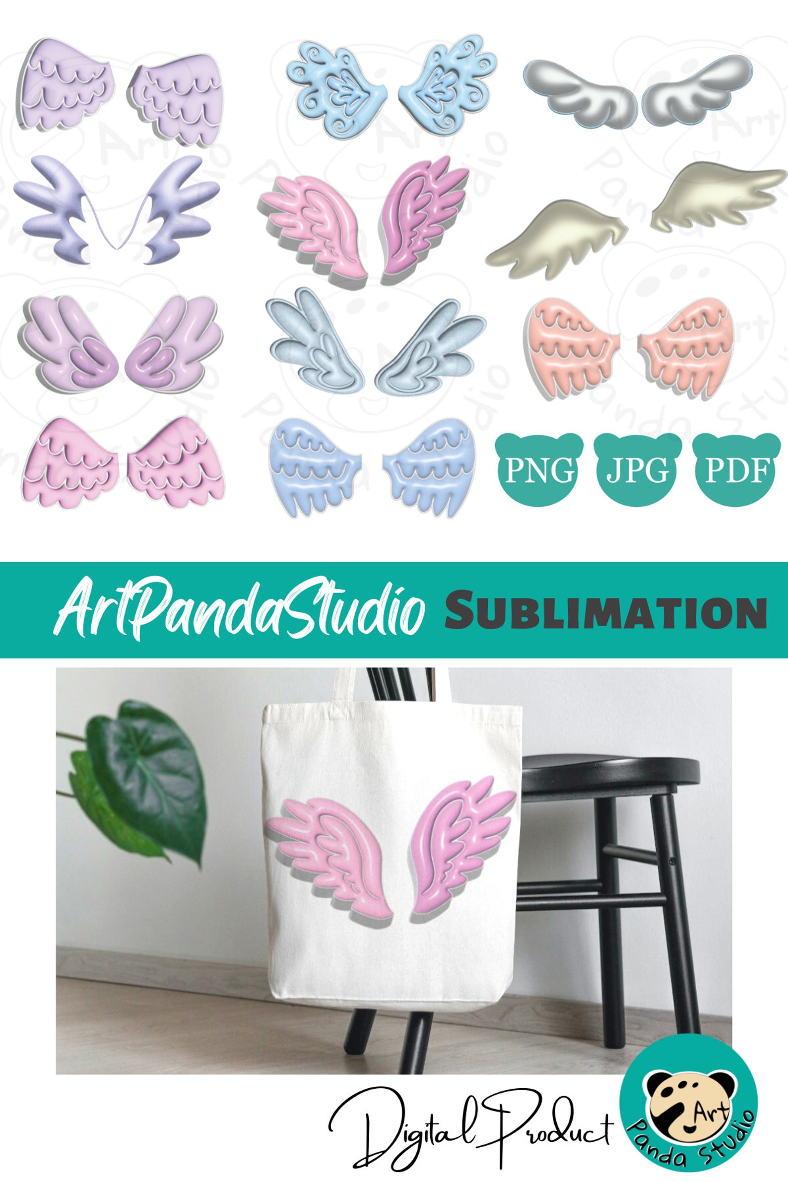 11 3D Wings With Texture, Angel Wings, Fairy Wings, Wings Png ...