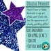 100 Sparkling Glitter Stars Digital PNG | Glitter Clipart Commercial ...