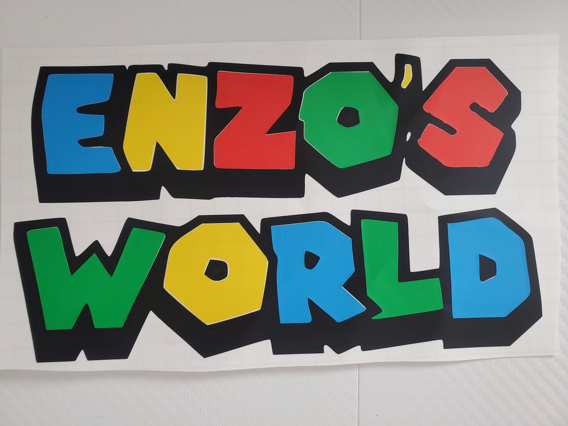 Super Mario Bros Decal (completely Customizable) - Etsy