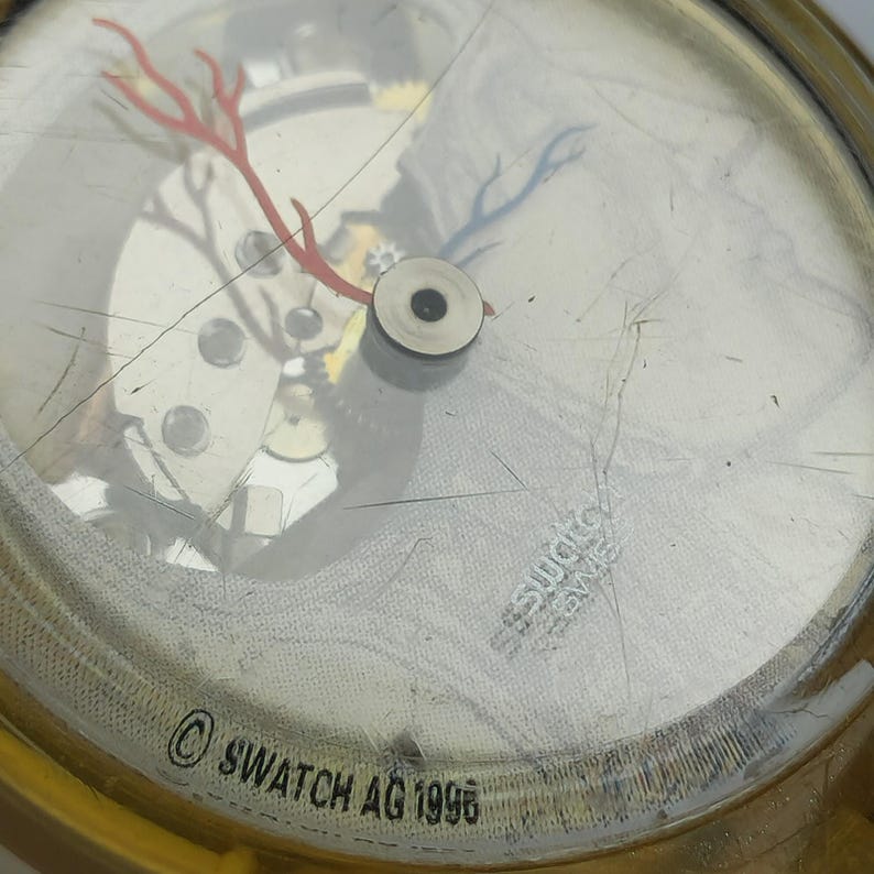 Swatch Ticking Brain GZ159 Limited Edition 1996 Collectible Art Watch ...