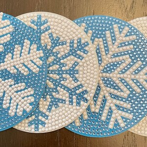 Snowflake Coasters - Etsy