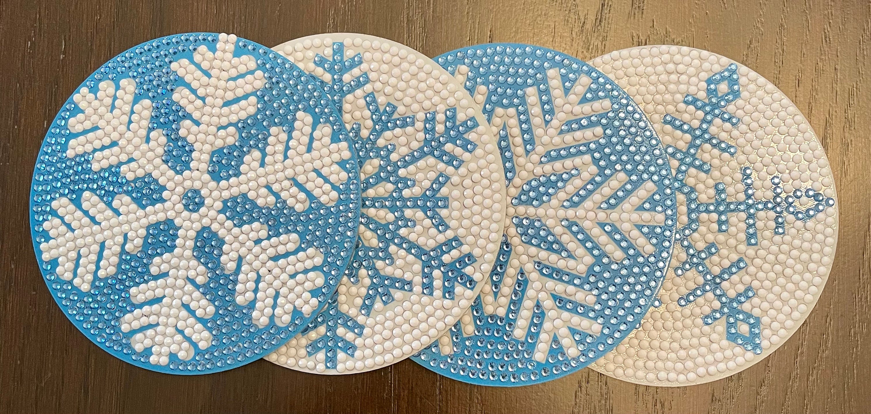 Snowflake Coasters - Etsy