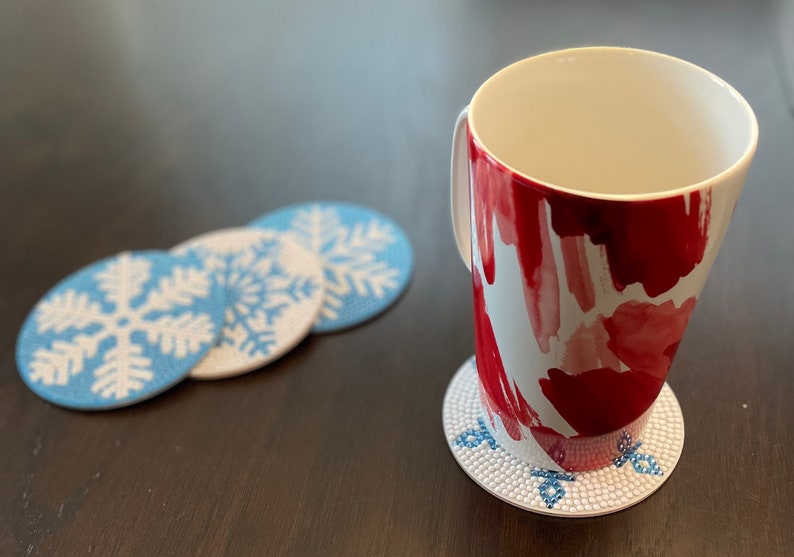 Snowflake Coasters - Etsy