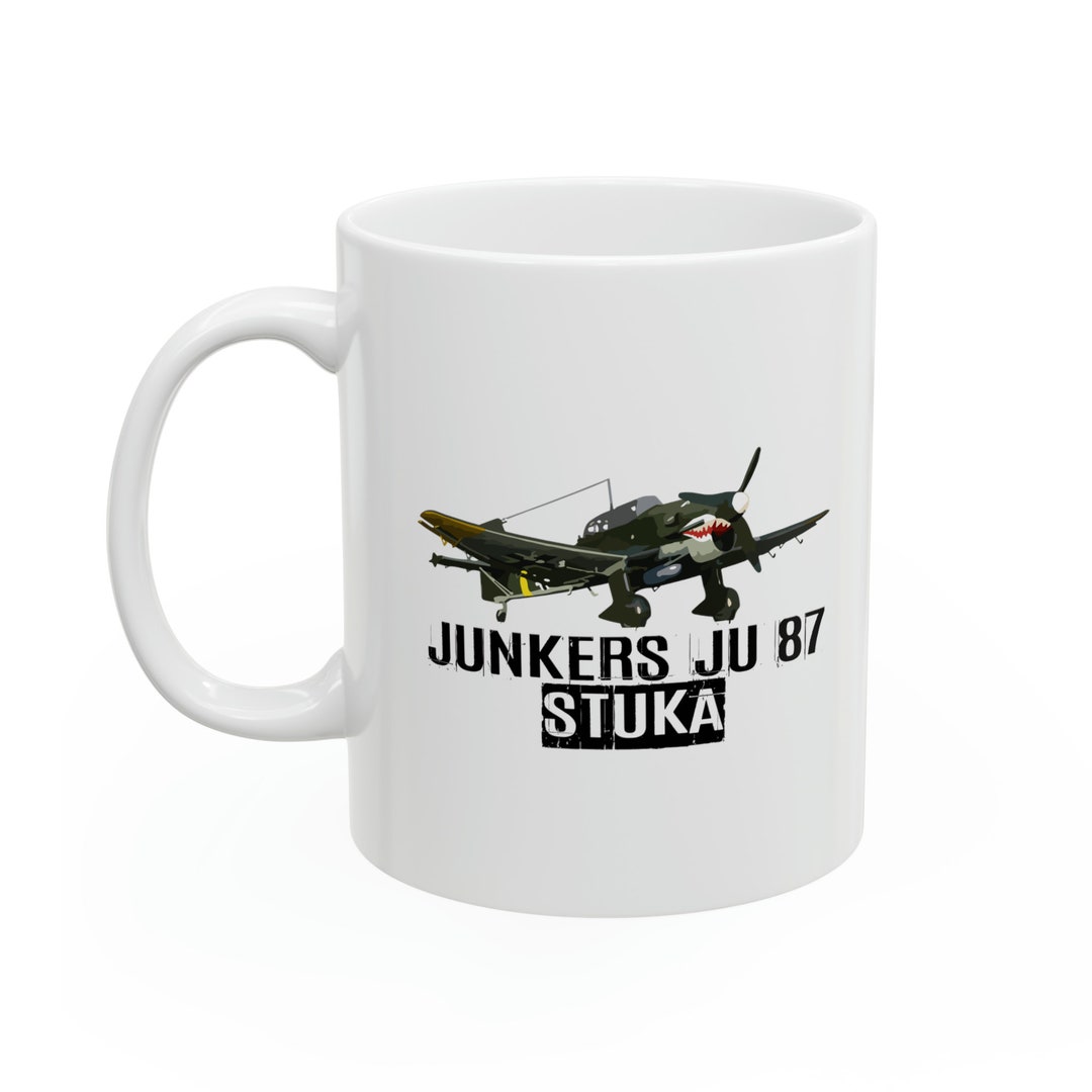 Junkers Ju 87 Stuka Mug, Ju 87 Stuka Fighter Plane Mug, World War 2 ...