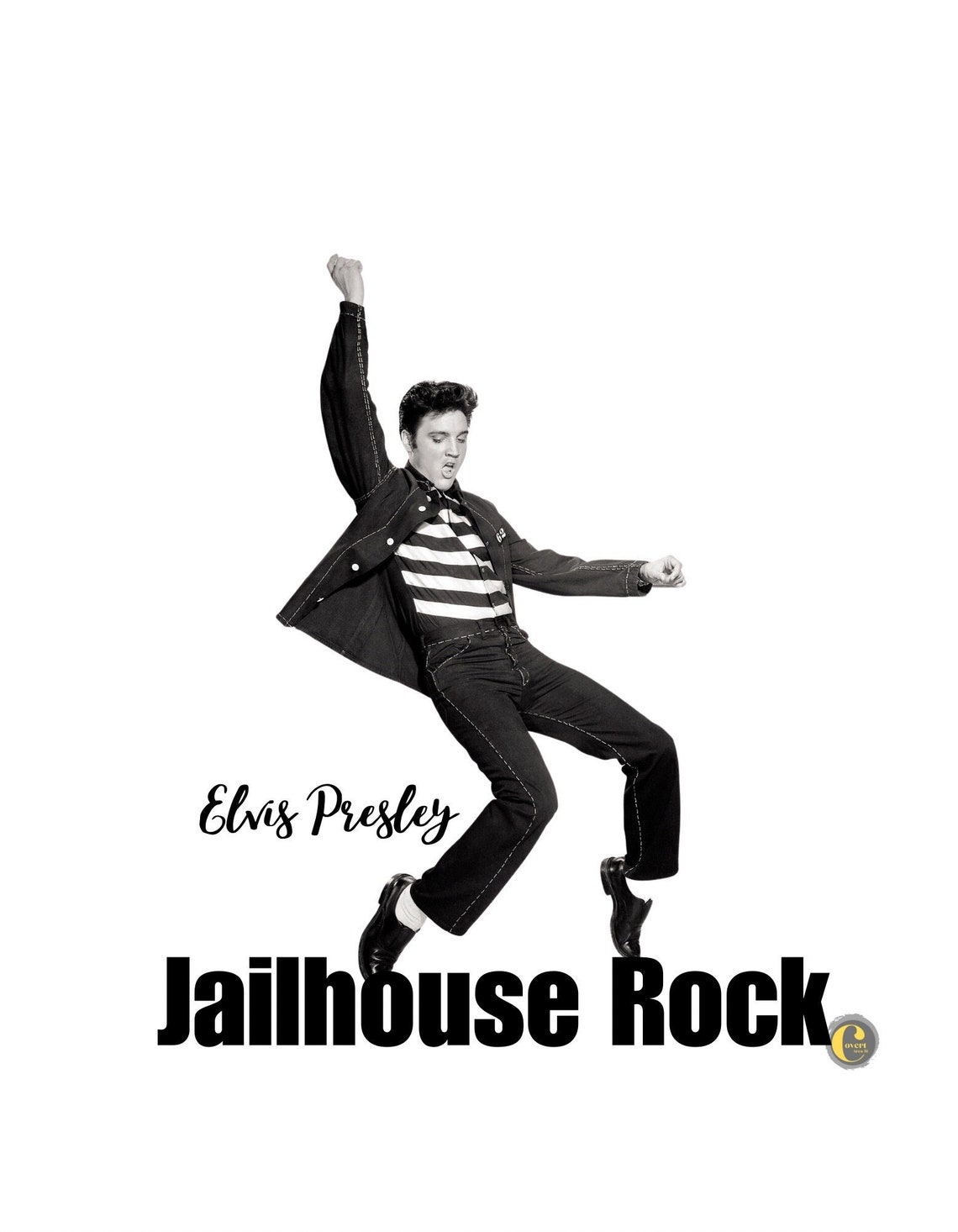 Jailhouse Rock, Elvis Presley Digital Design, Png File, Svg File, and Jpg File, Sublimate ...