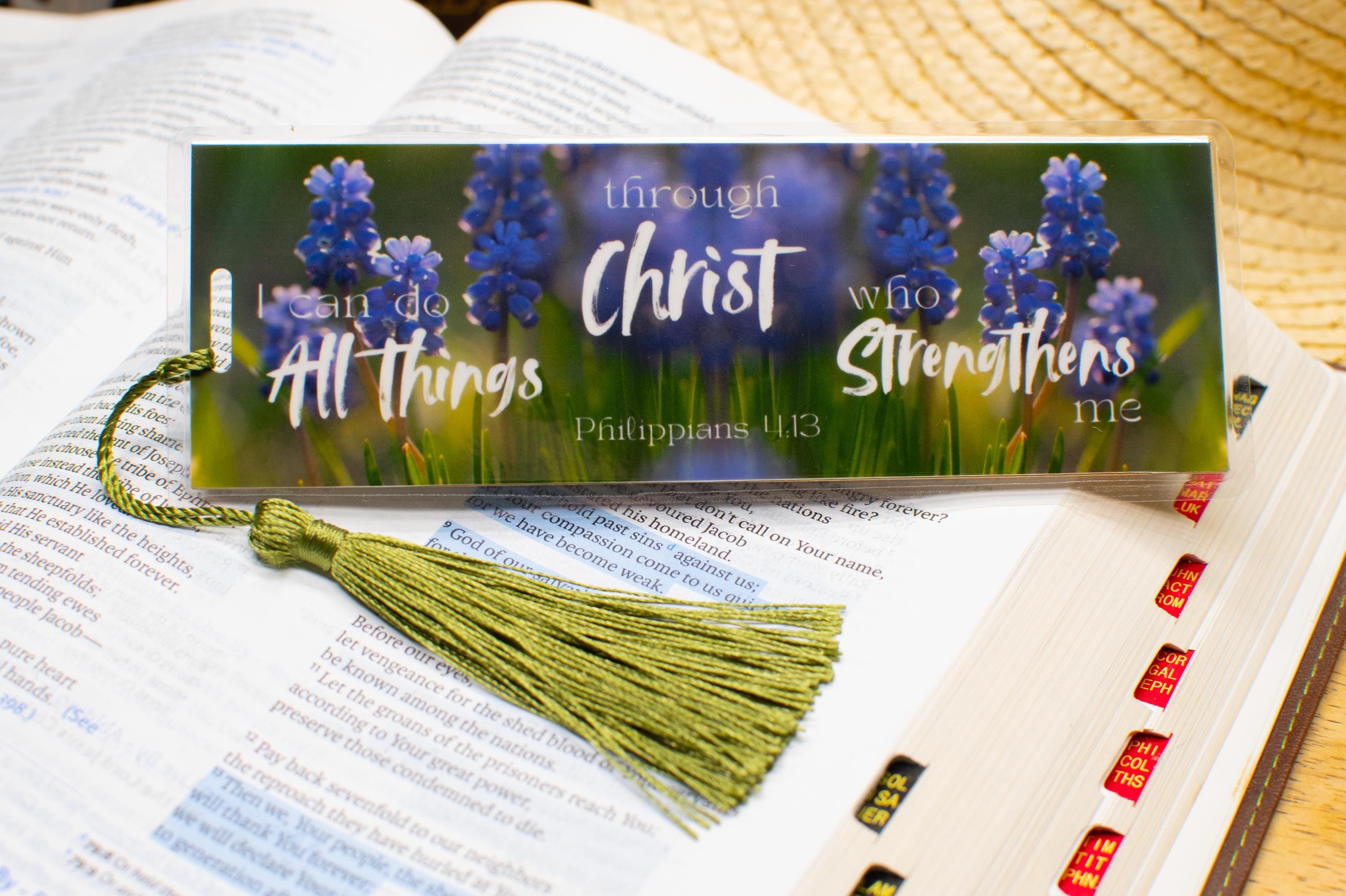 Bible Verse Bookmark, Christian Gift for Her, Pastor Gift for Bible ...