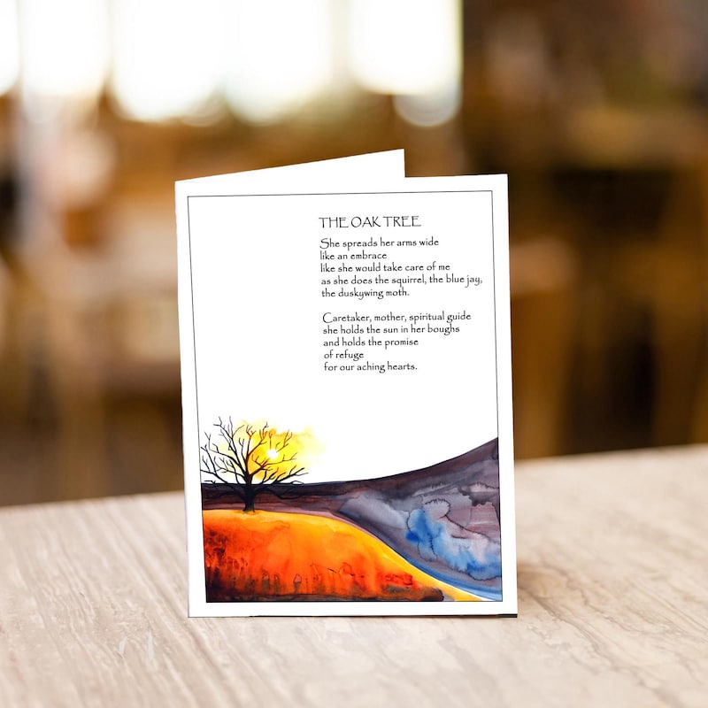 Oak Tree Poem - Etsy